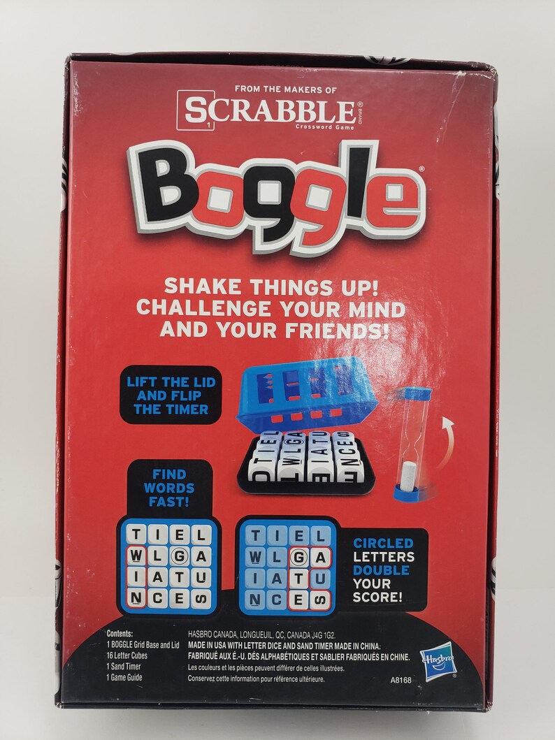 2014 Hasbro Boggle Word Search Game - Pre - Owned - Etsy