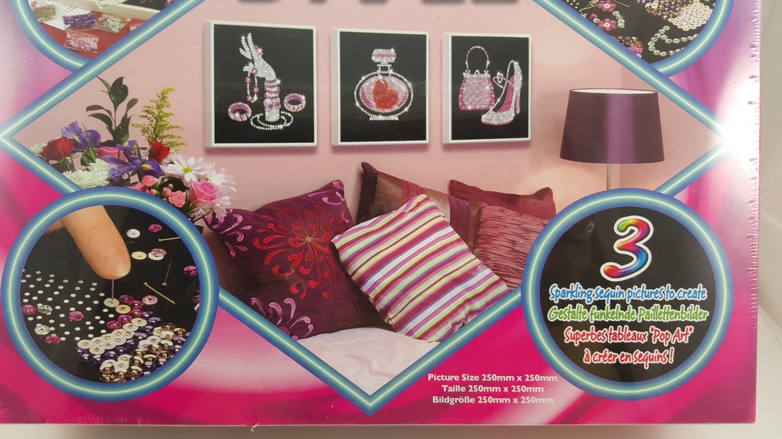 KSG Sequin Art Style Kit - Etsy