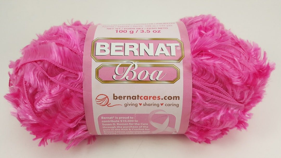 Bernat Boa # 00416 "chick" Yarn - 2 Skeins - Etsy