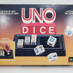 1987 International UNO Dice Card Game - Pre Owned - Etsy