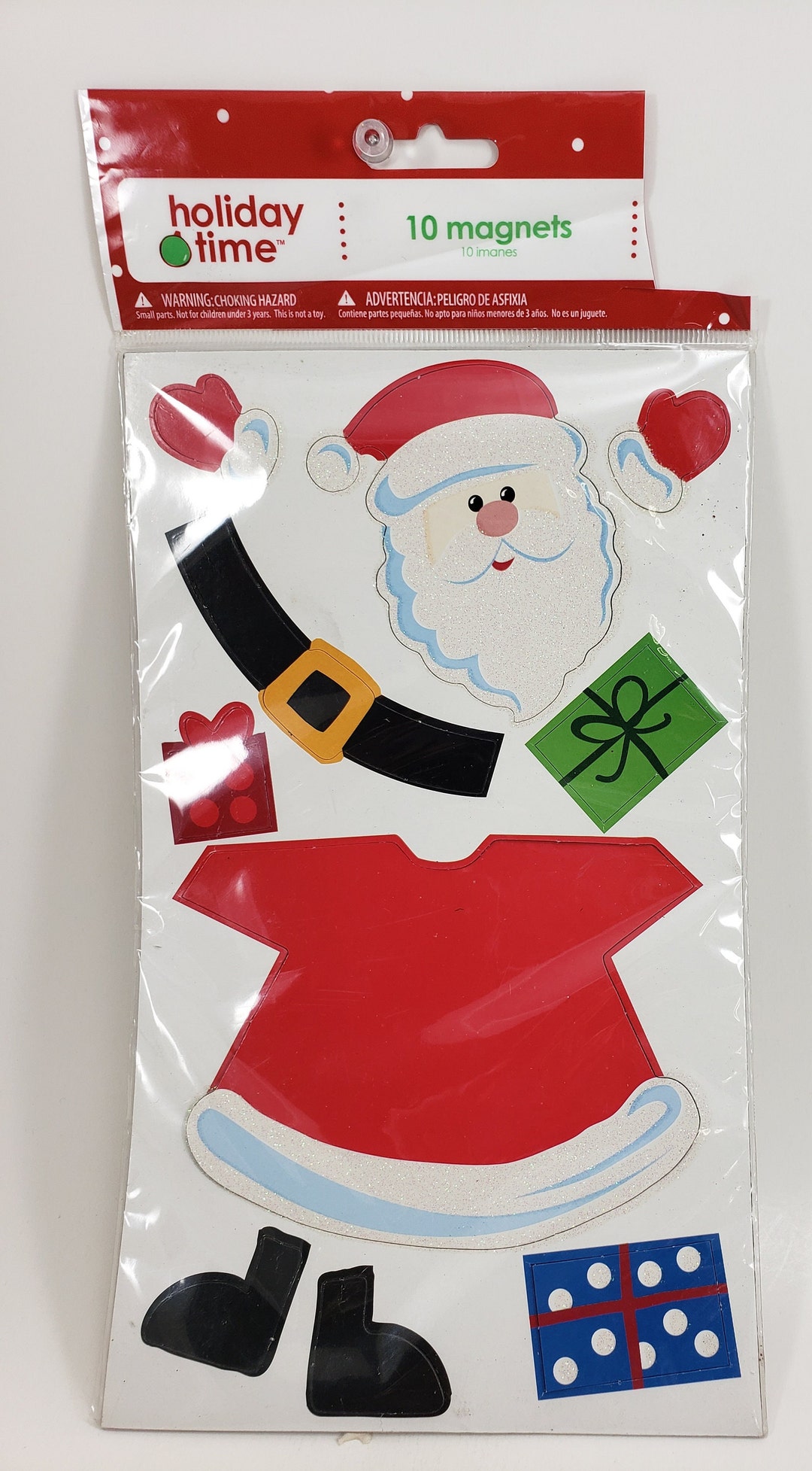 Holiday Time Santa Claus 10 Refrigerator Magnets - Etsy