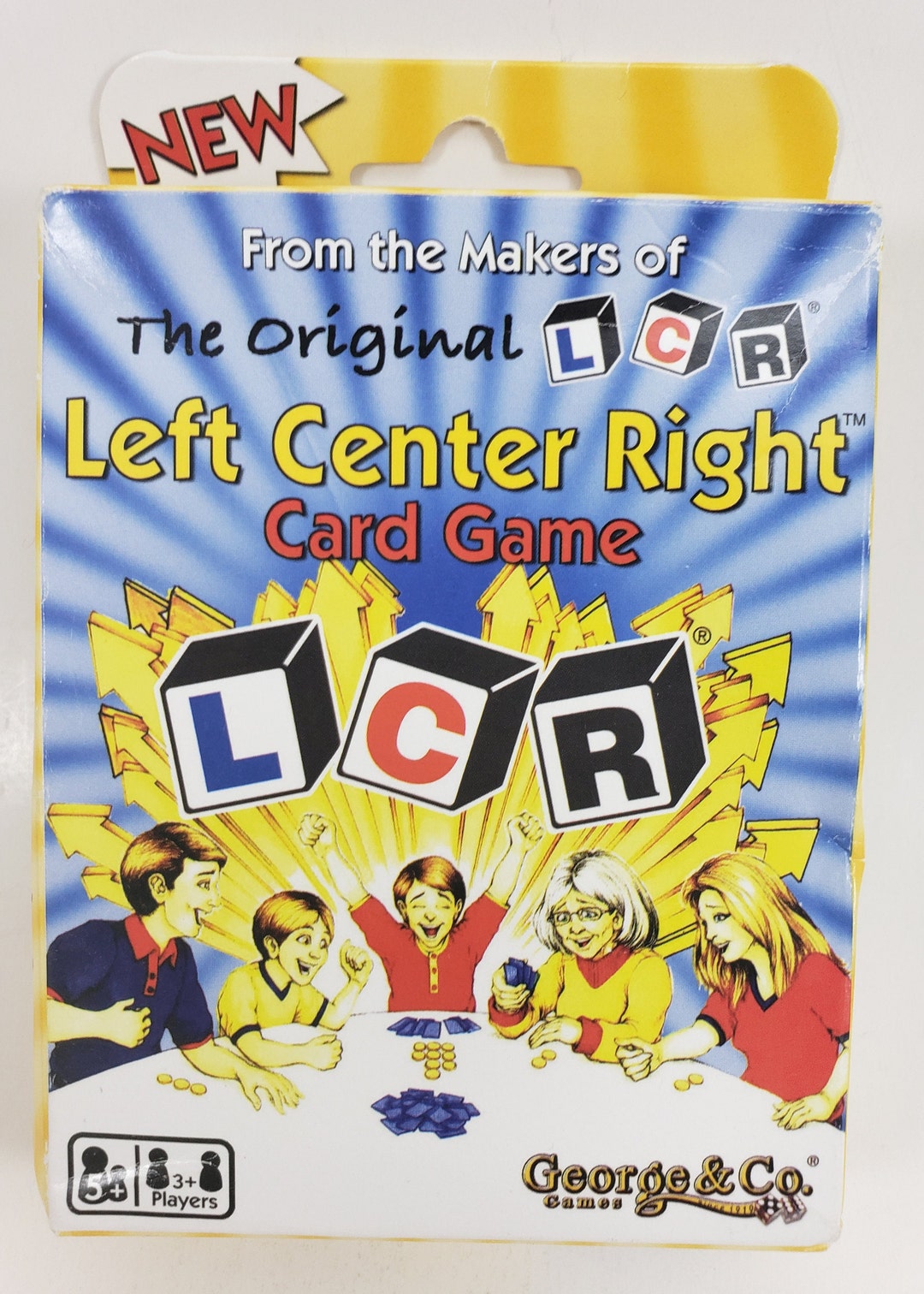 The Original George and Co. LCR Left Center Right Card Game Pre Owned - Etsy