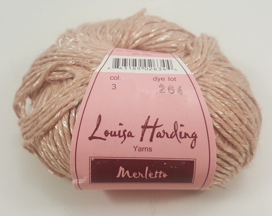 Louisa Harding "merletto" Peach Yarn - Etsy