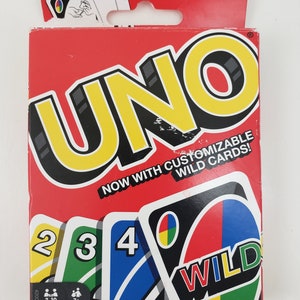 Mattel 2019 UNO WILD Card Game - Open Box - Etsy