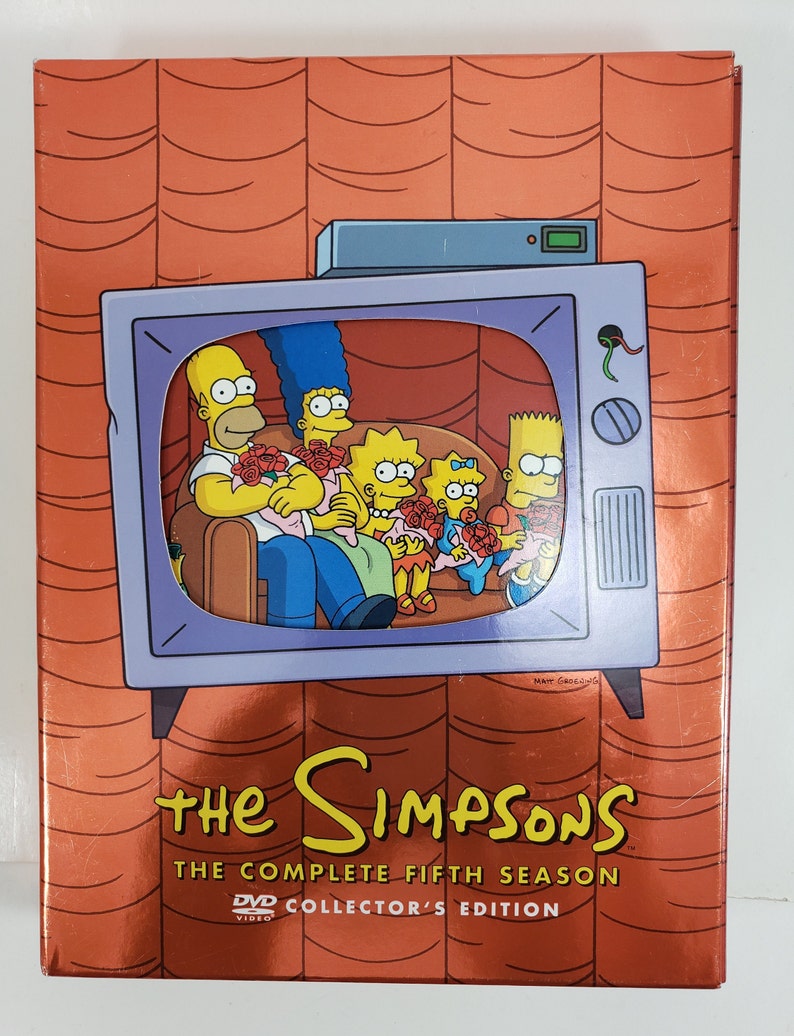 The Simpsons Complete Fifth Season Collector's Edition DVD - Etsy