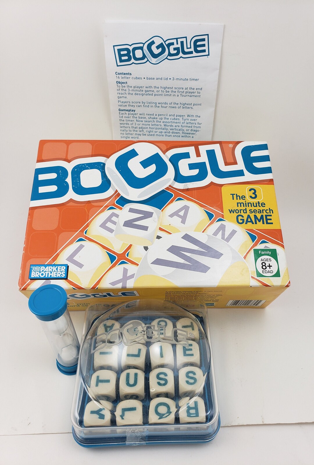 2005 Hasbro Boggle Word Search Game - Pre - Owned - Etsy