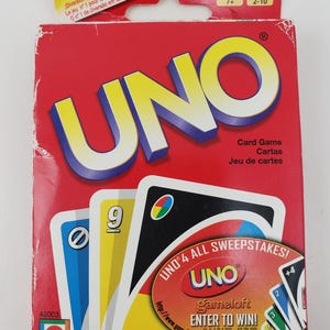 Mattel 2009 UNO Card Game - Open Box - Etsy
