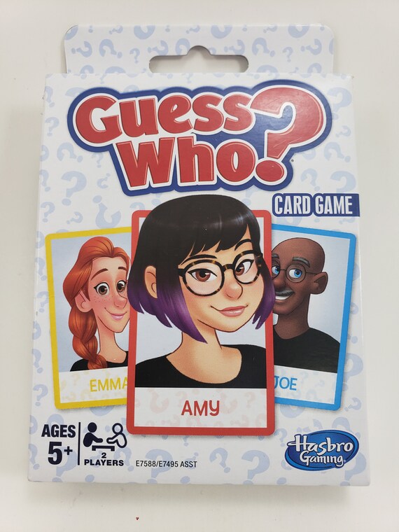 Hasbro Gaming Guess Who Card Game | Etsy