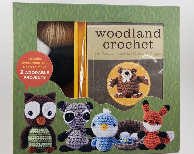 Woodland Crochet 12 Precious Projects to Stitch & Snuggle Kit - Pre ...