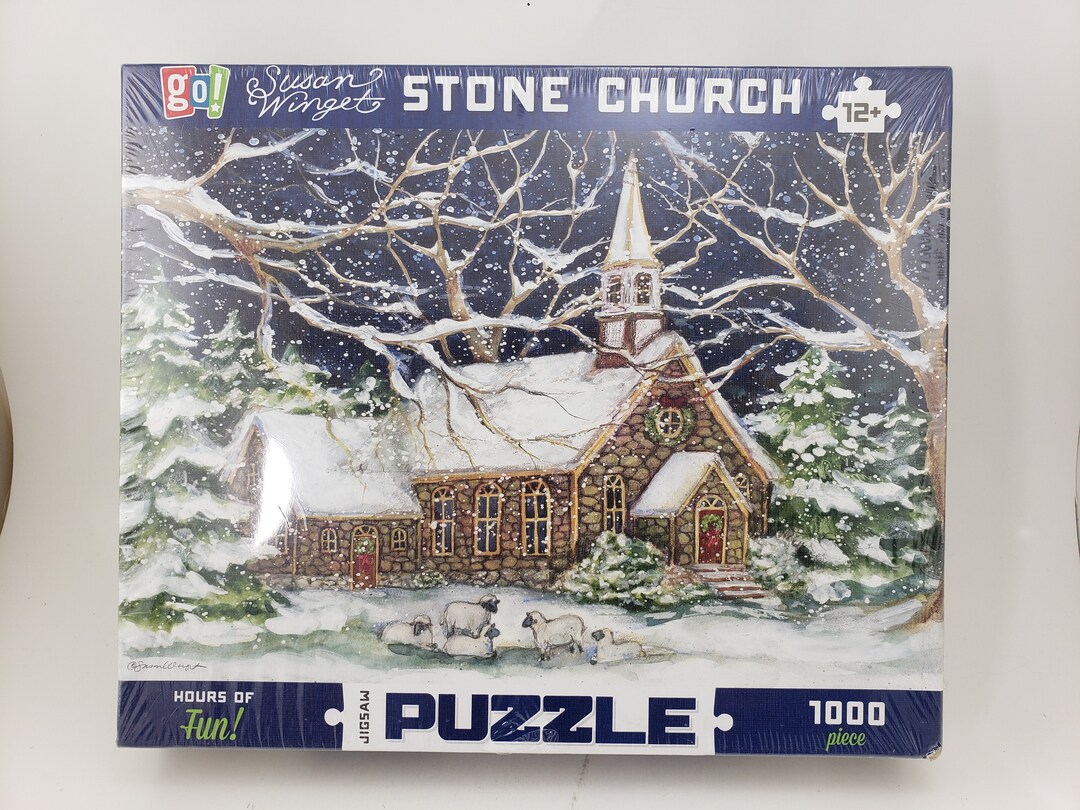 Susan Winget stone Church 1000 Pieces Jigsaw Puzzle Sealed - Etsy
