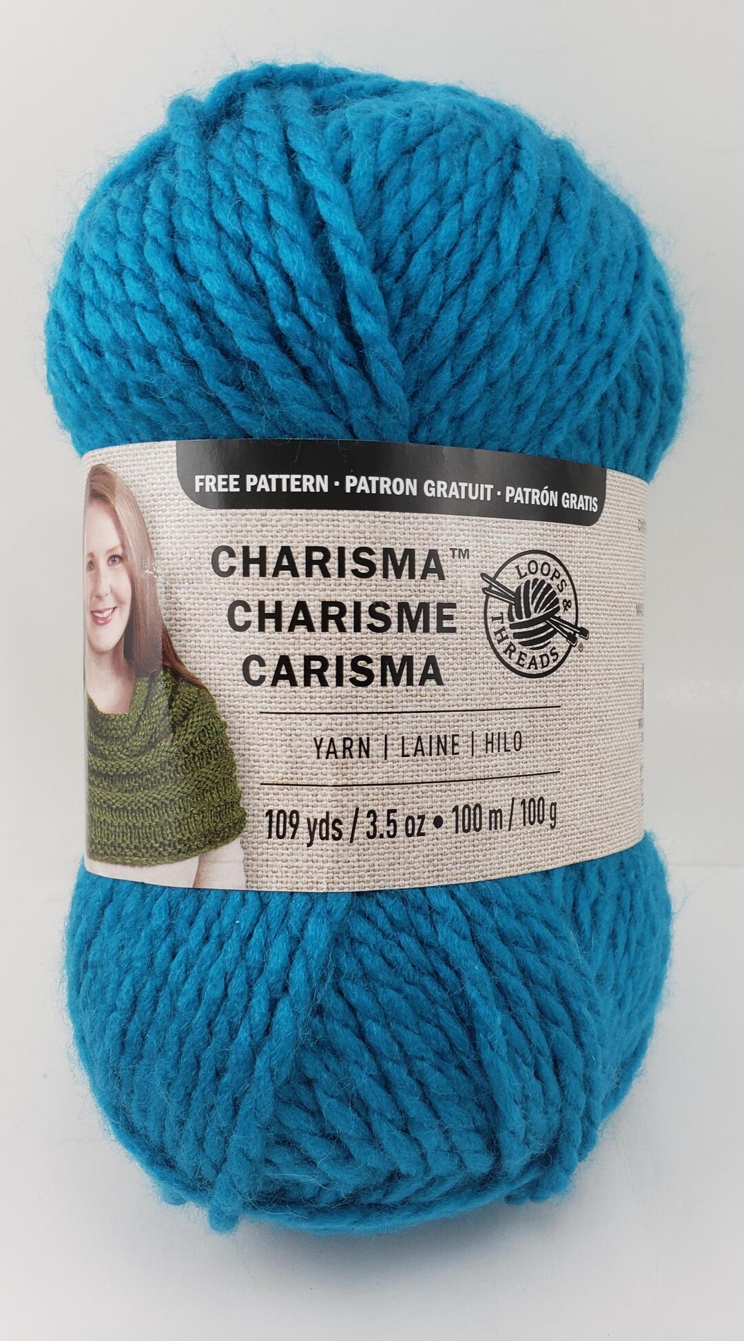Loops & Threads Charisma # J22 "electric Blue" Yarn - Etsy