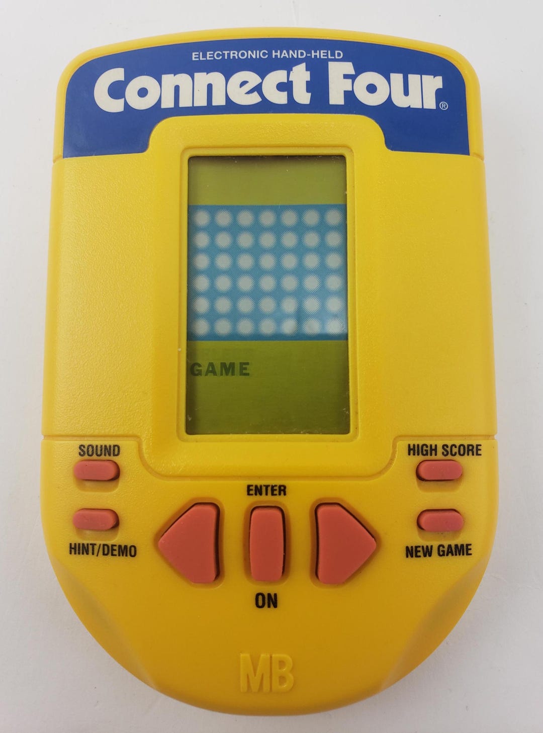 Milton Bradley Connect Four Electronic Handheld Game Console - Pre ...