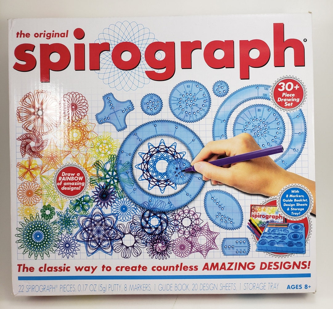 Hasbro Kahootz the Original Spirograph 30 + Pieces Drawing Set - Etsy