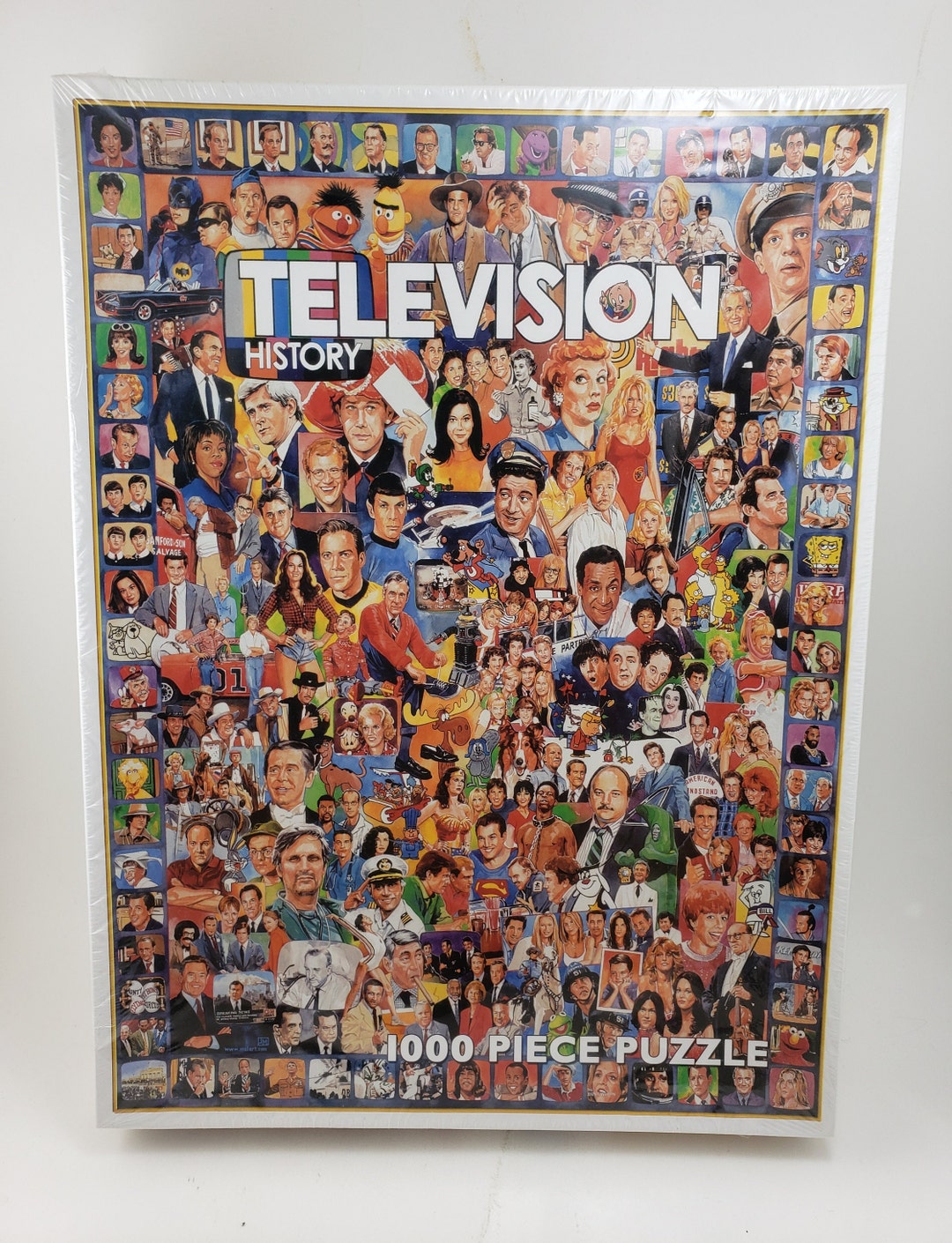 2005 White Mountain Puzzles # 270 "television History" 1000 Piece ...