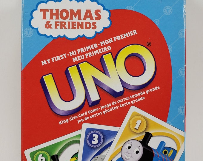 My First UNO Thomas & Friends King Size Card Game, # R2823 Card Game ...