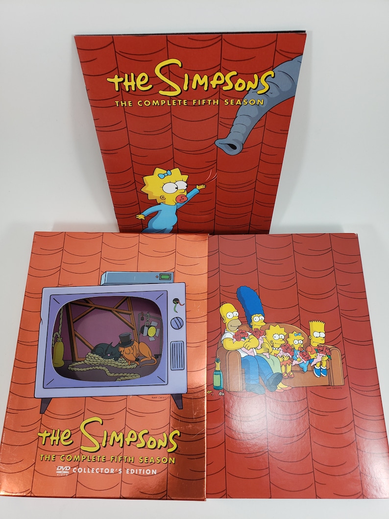 The Simpsons Complete Fifth Season Collector's Edition DVD - Etsy