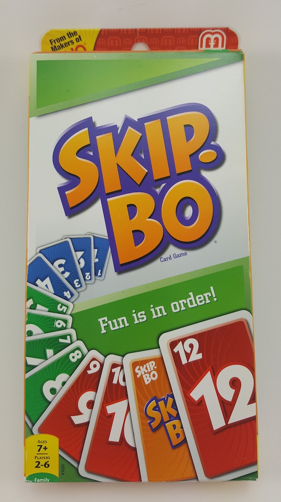 Mattel 2011 Skip Bo Card Game - Etsy