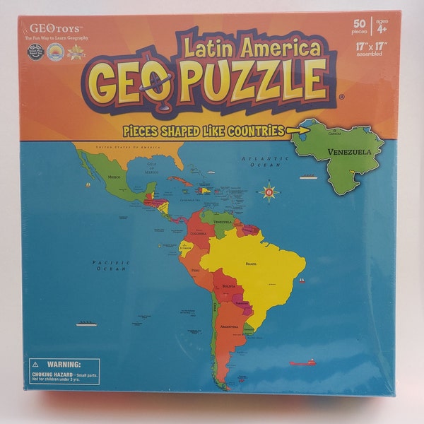 Latin America Map - Etsy