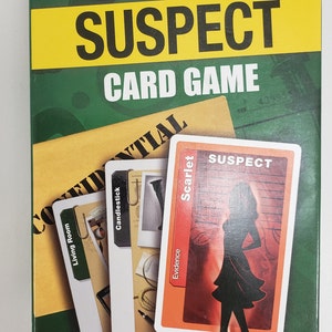 Hasbro Gaming Clue Suspect Card Game - Etsy