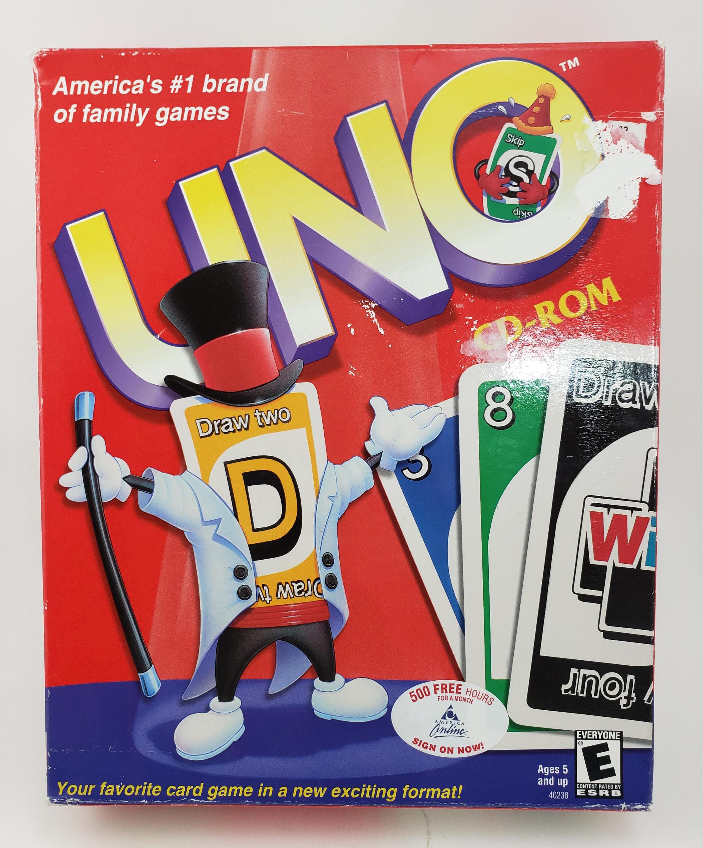 2000 Mattel UNO CD-ROM Game - Open Box - Etsy