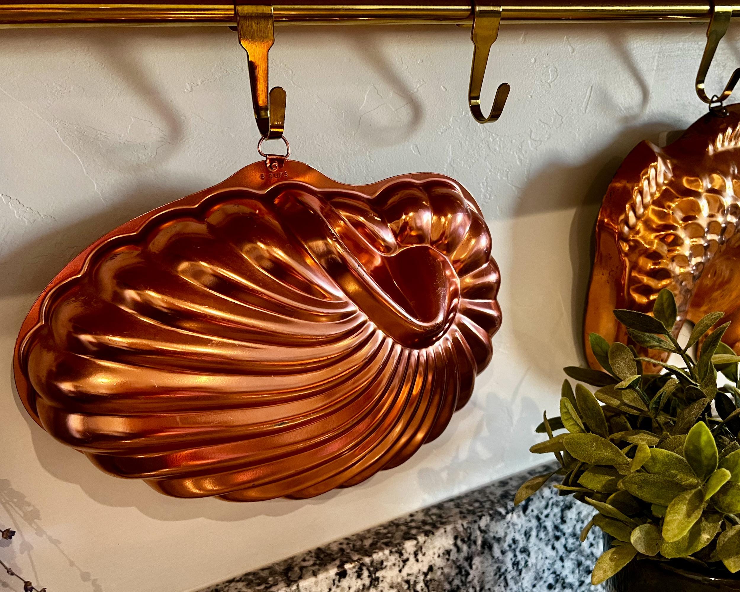 Vintage Copper Seashell Shaped Jello or Baking Mold 11" - Etsy