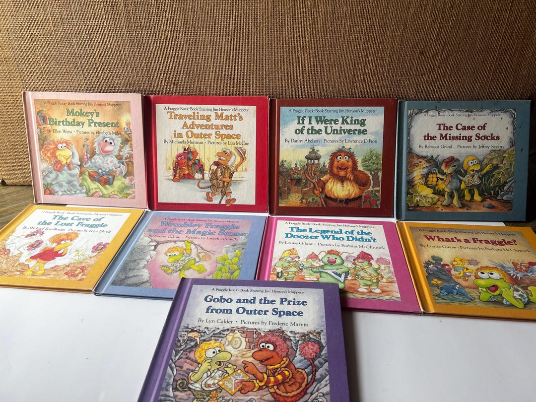 Vintage Fraggle Rock Hardcover Book Set: Jim Henson's Muppets (1980s ...