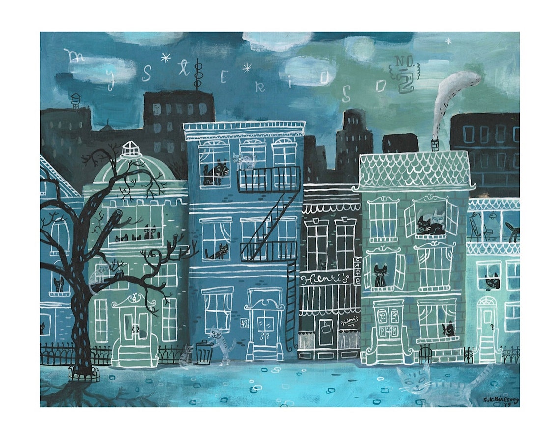 Mysterioso No. 2. A Limited Edition Giclee Print of an Original ...