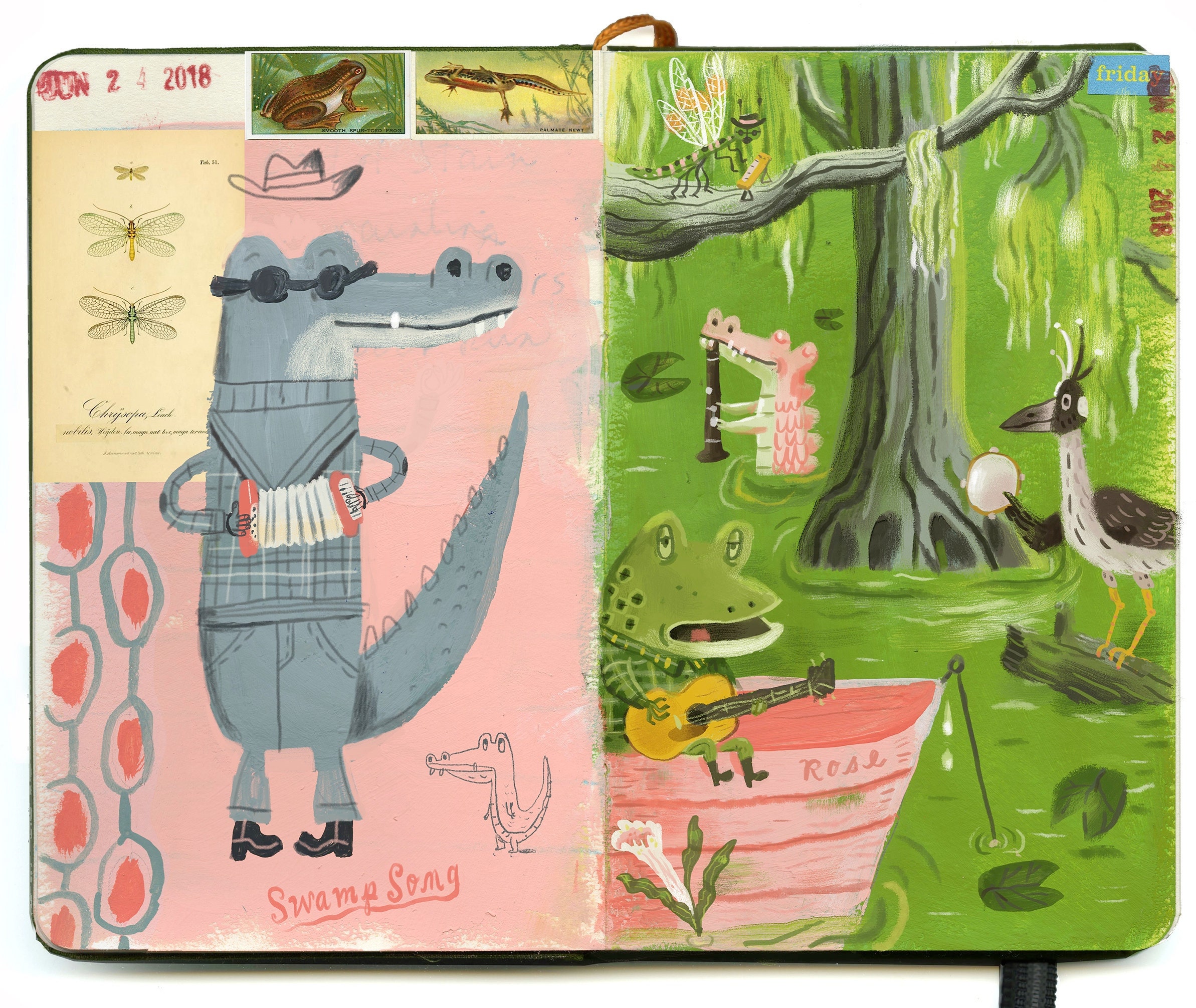 Swamp Song. A Limited Edition Giclee Print of an Original - Etsy