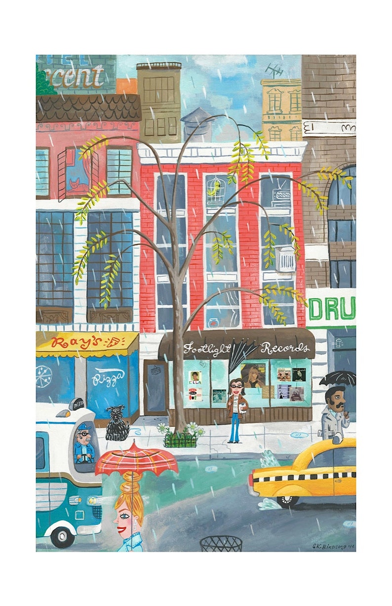 Footlight Records Greenwich Village NYC. A Limited Edition - Etsy Australia