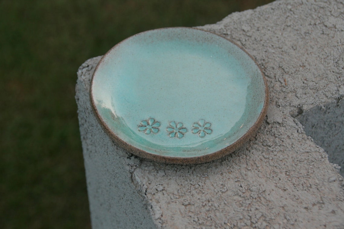 Set of Two Small Pottery Plates Small Ceramic Dishes Small - Etsy