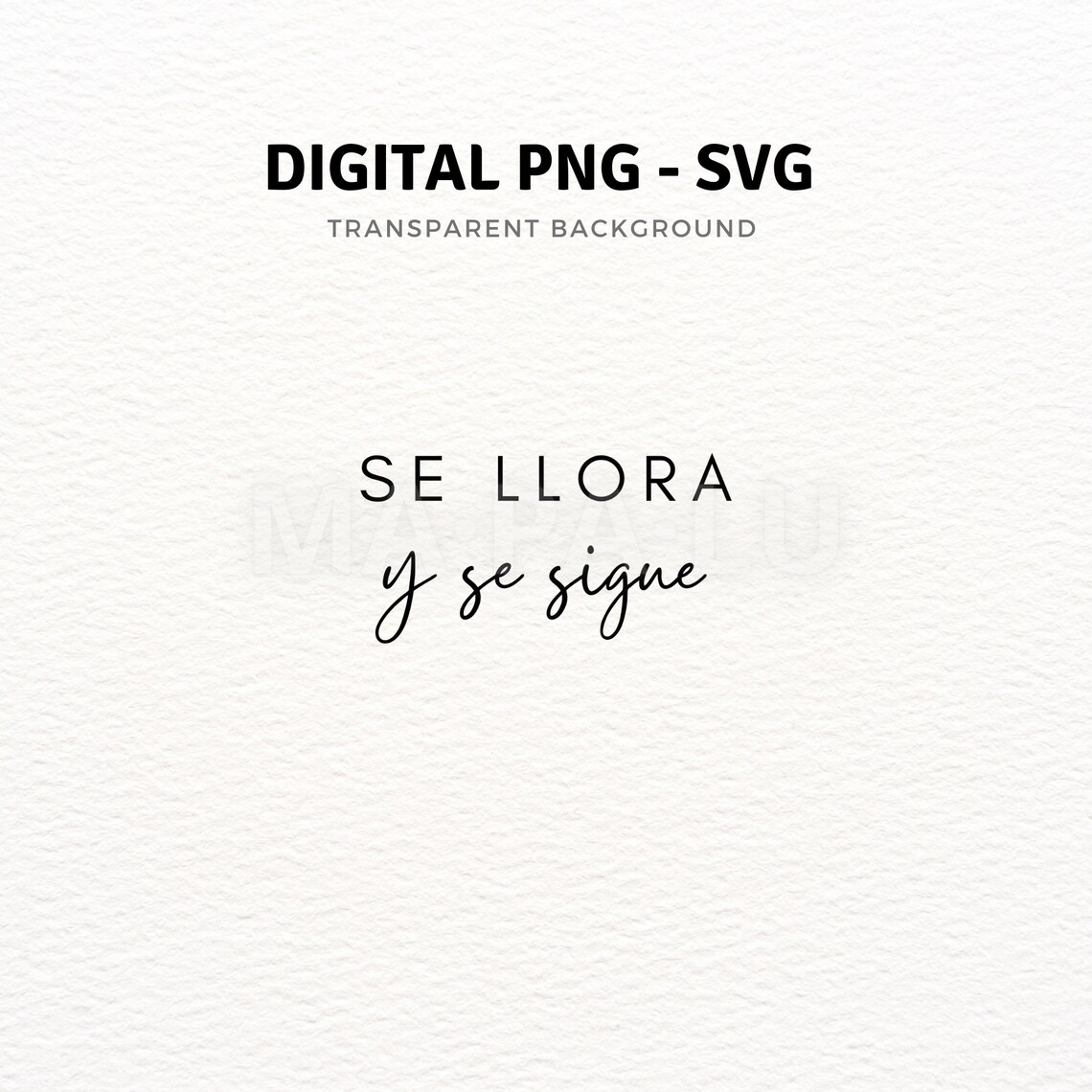 Se Llora Y Se Sigue Instant Download Latina Wallart Home Decor Wall Art ...