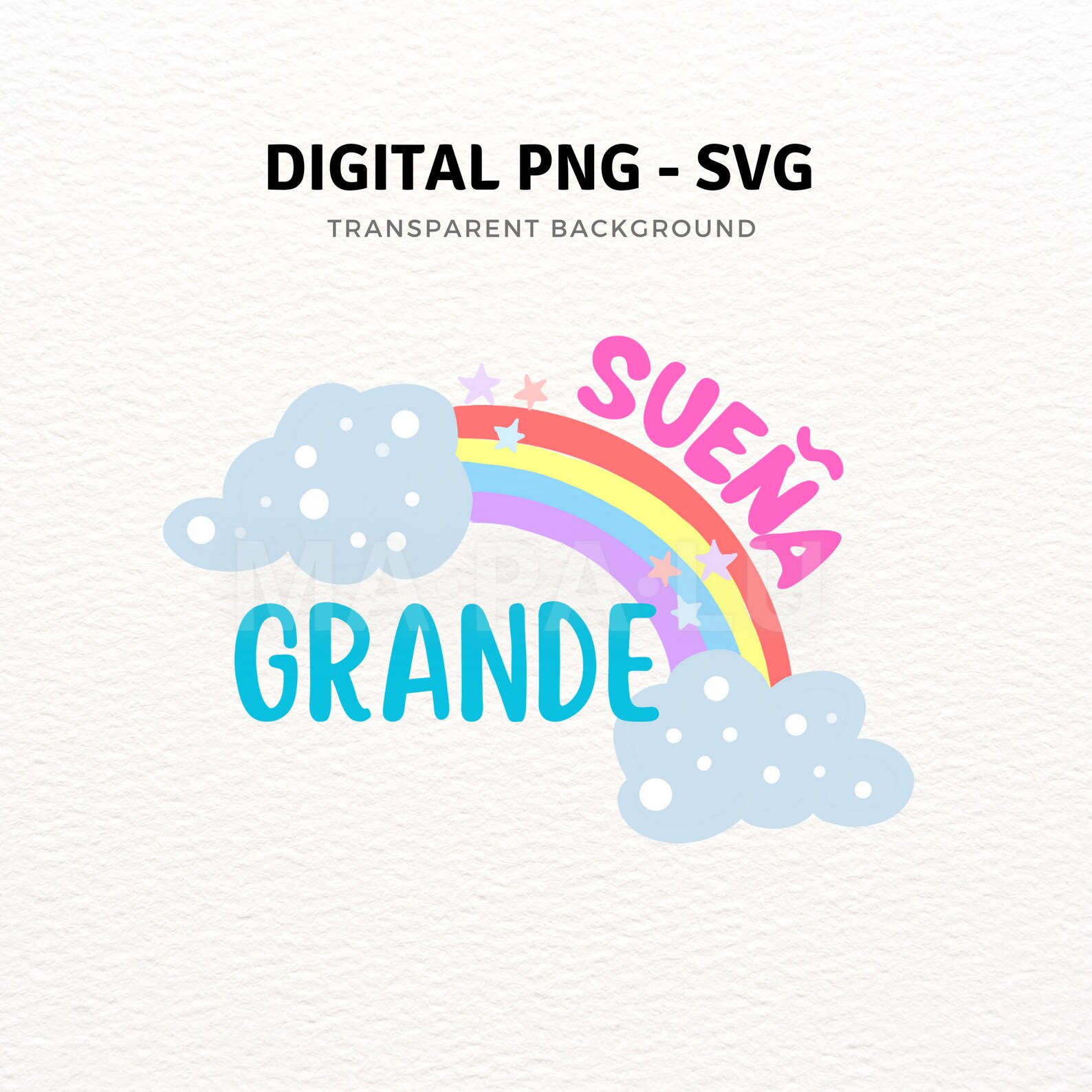 Sueña Grande PNG SVG Spanish Clipart SVG Spanish Png - Etsy