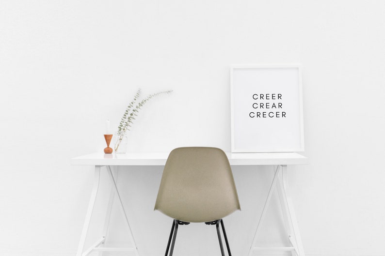 Creer, Crear, Crecer, SPANISH Art, Latina Art, Spanish Wall Art, Latinx ...