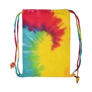Tie Dye String Bag Dye Neon Bright Colors Fun New Cool Bags. - Etsy