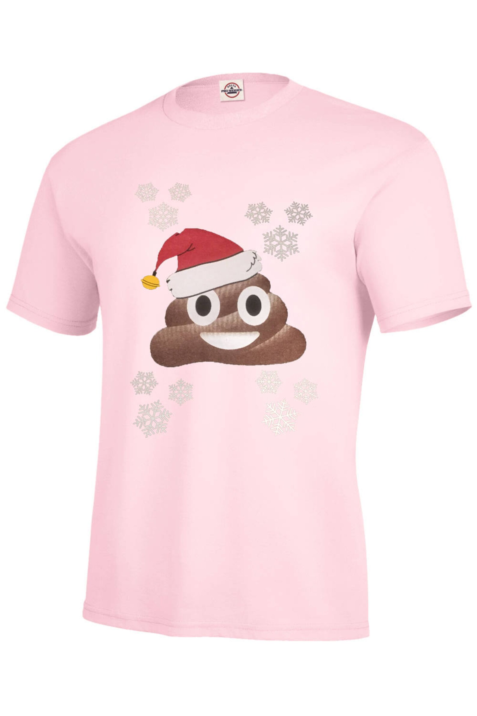 Funny Poop Emoji Santa Christmas Short Sleeve , Long Sleeve, T-shirt ...