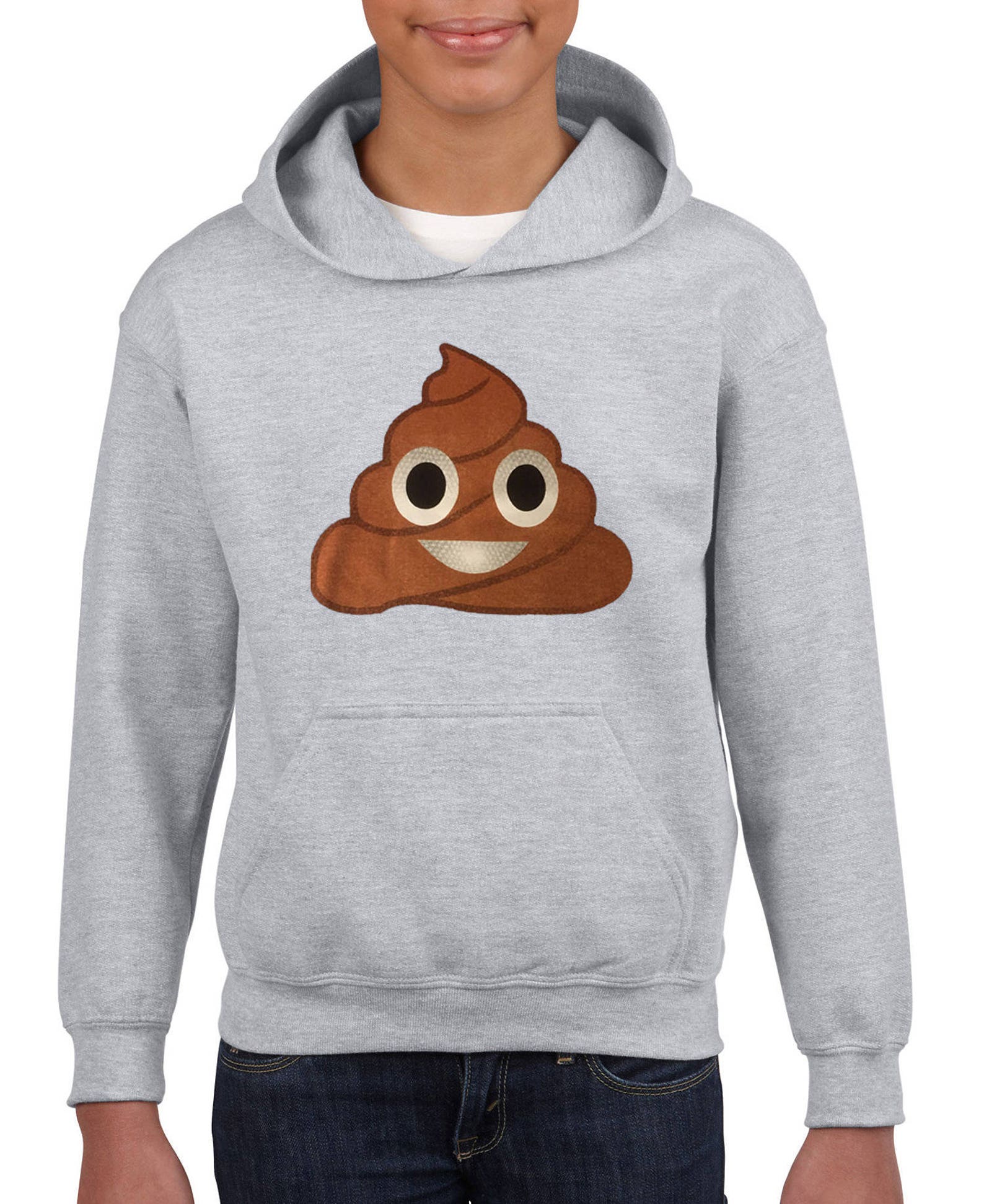 Poop Emoji Kids Hoodie Poop FUNNY SMILING POOP - Etsy