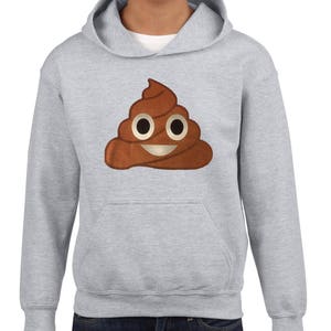 Poop Emoji Kids Hoodie Poop FUNNY SMILING POOP - Etsy