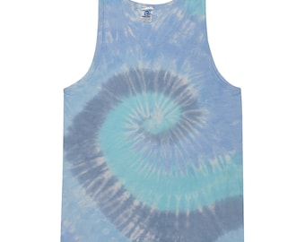 Tie Dye Tank Top Neon Bright Colors Fun New jersey knit tank | Etsy