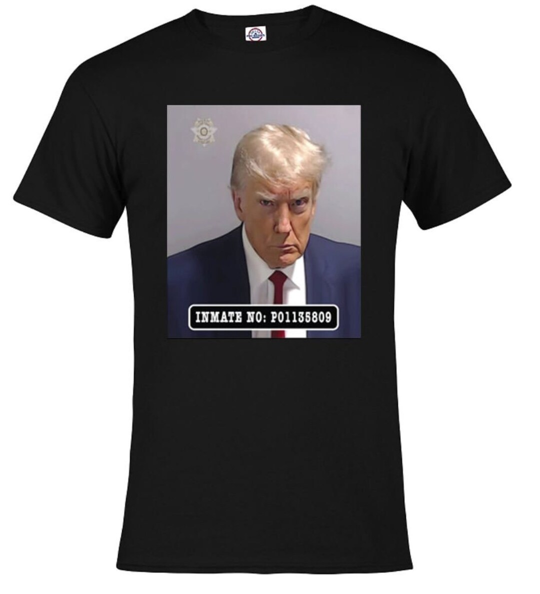 Donald Trump Inmate Mugshot Number T-shirt Sizes S-5XL - Etsy