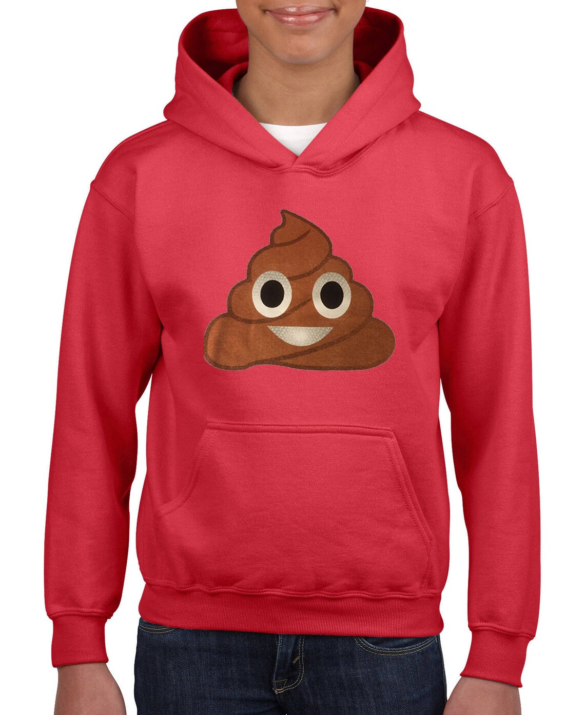 Poop Emoji Kids Hoodie Poop FUNNY SMILING POOP - Etsy
