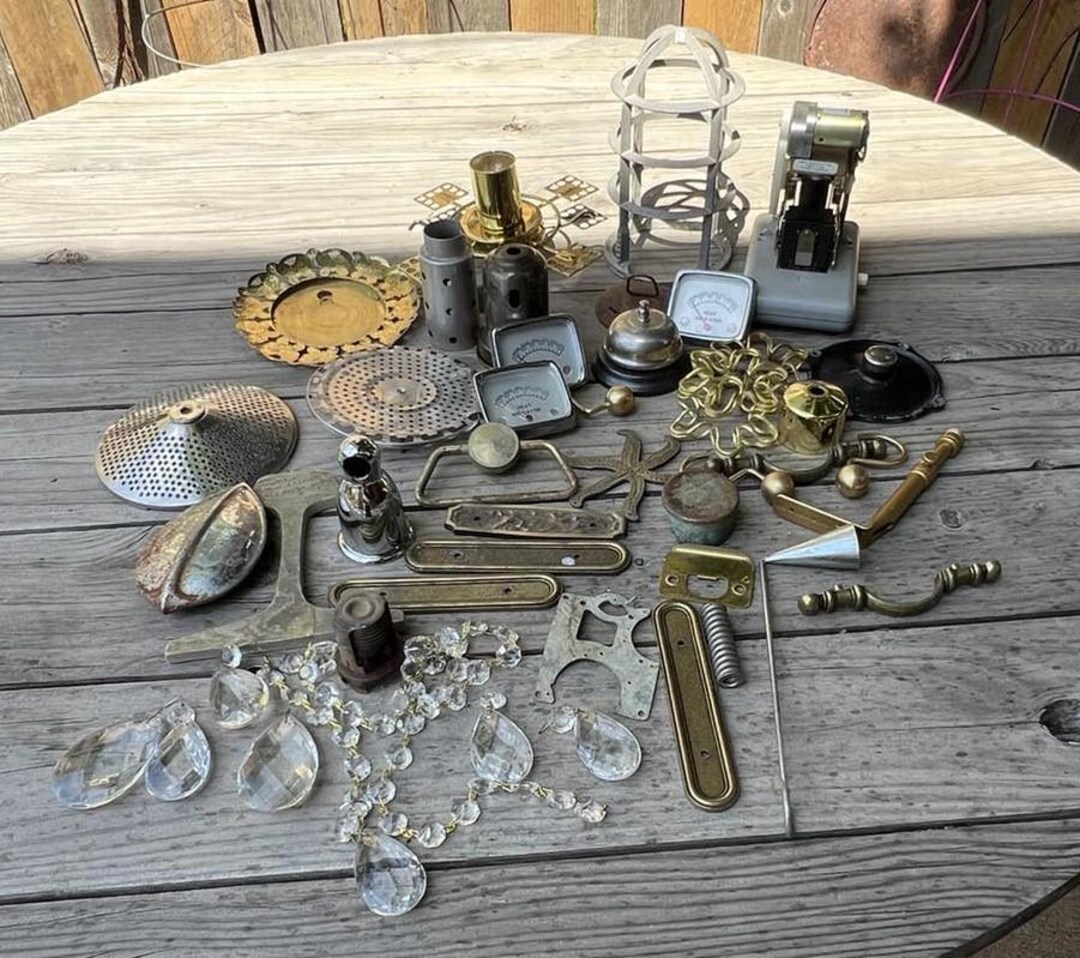 Large Lot of Wind Chime Robots Mobiles Sun Catcher Art Supplies Parts ...