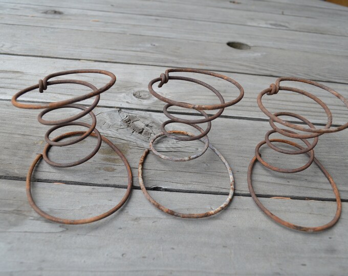 Three Heavy Duty Short Rusty Crusty Coil Springs - Etsy