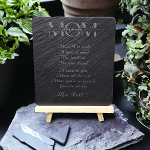 Slate Plaque for Fathers Day, Mothers Day, a Memorial or Just a Special ...