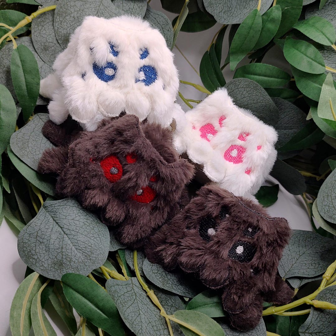 Fluffy Spiders - Original Design - Plush Stuffed Toy - Etsy