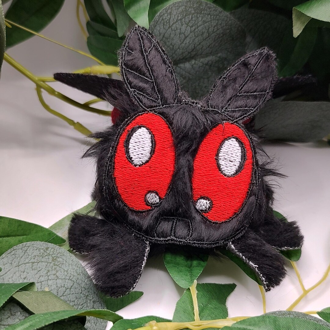 Fluffy Mothman - Original Design - Small Plush Stuffed Toy - Etsy