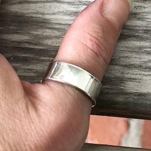 Smooth 925 Sterling Silver Thumb Ring for Men and Women | Boho Thumb ...