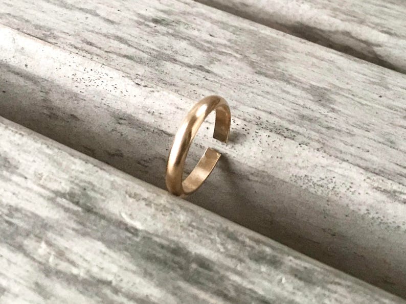 Simple 14k Gold Filled Thumb Ring Boho Gold Ring Available | Etsy