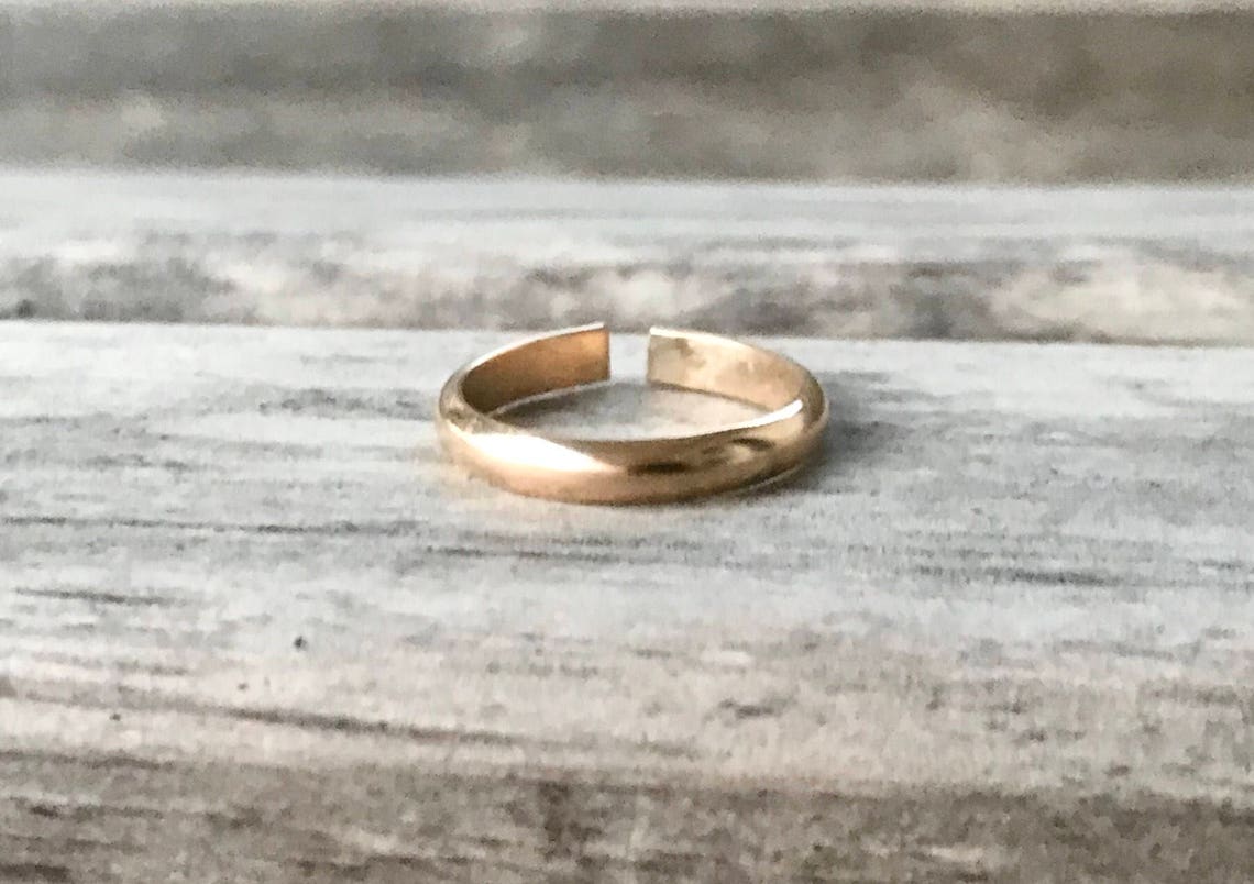 Simple 14k Gold Filled Thumb Ring Boho Gold Ring Available | Etsy