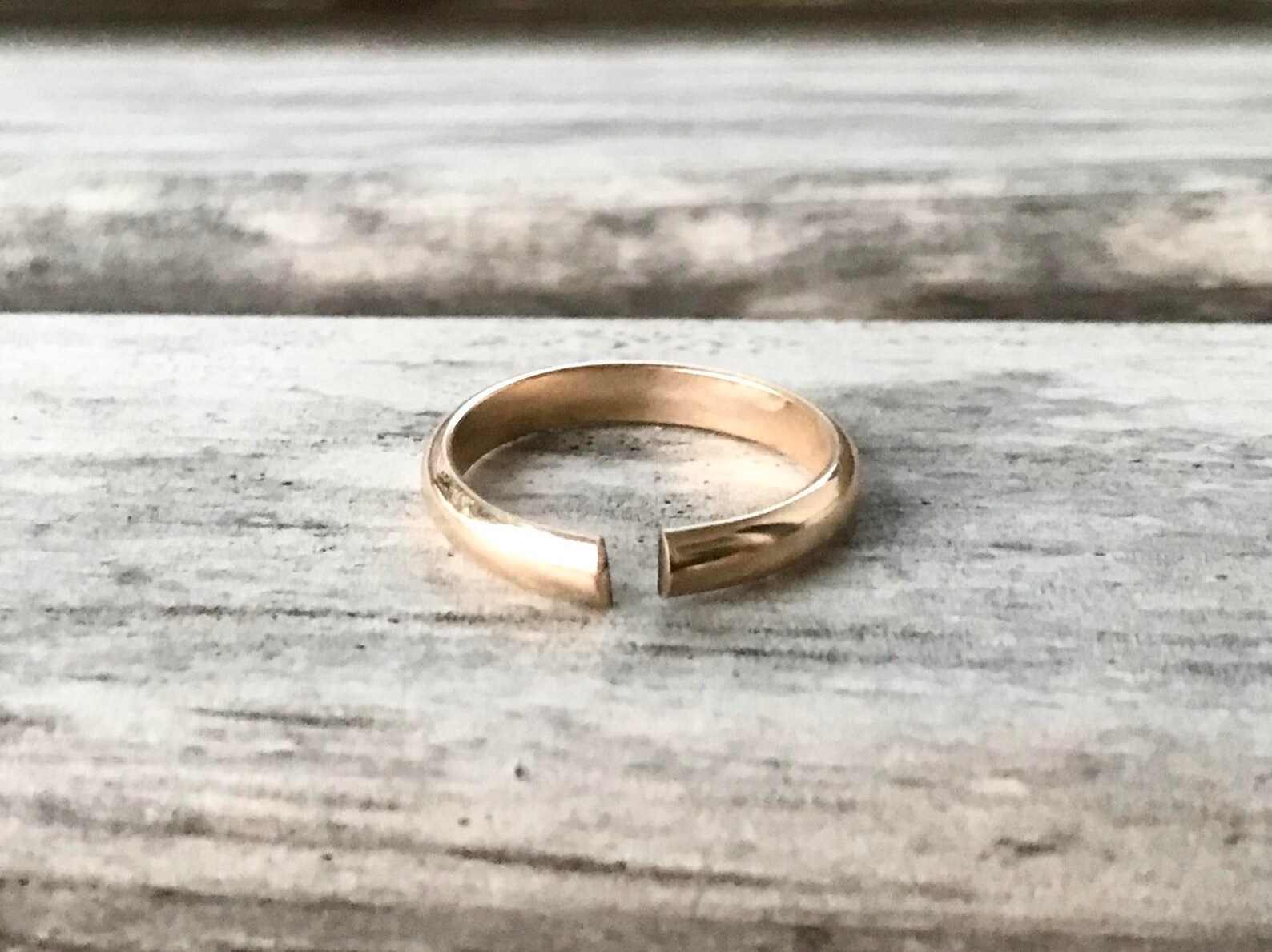 Simple 14k Gold Filled Thumb Ring Boho Gold Ring Available | Etsy