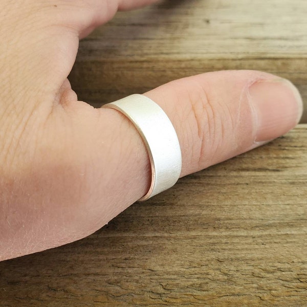 Silver Thumb Ring - Etsy